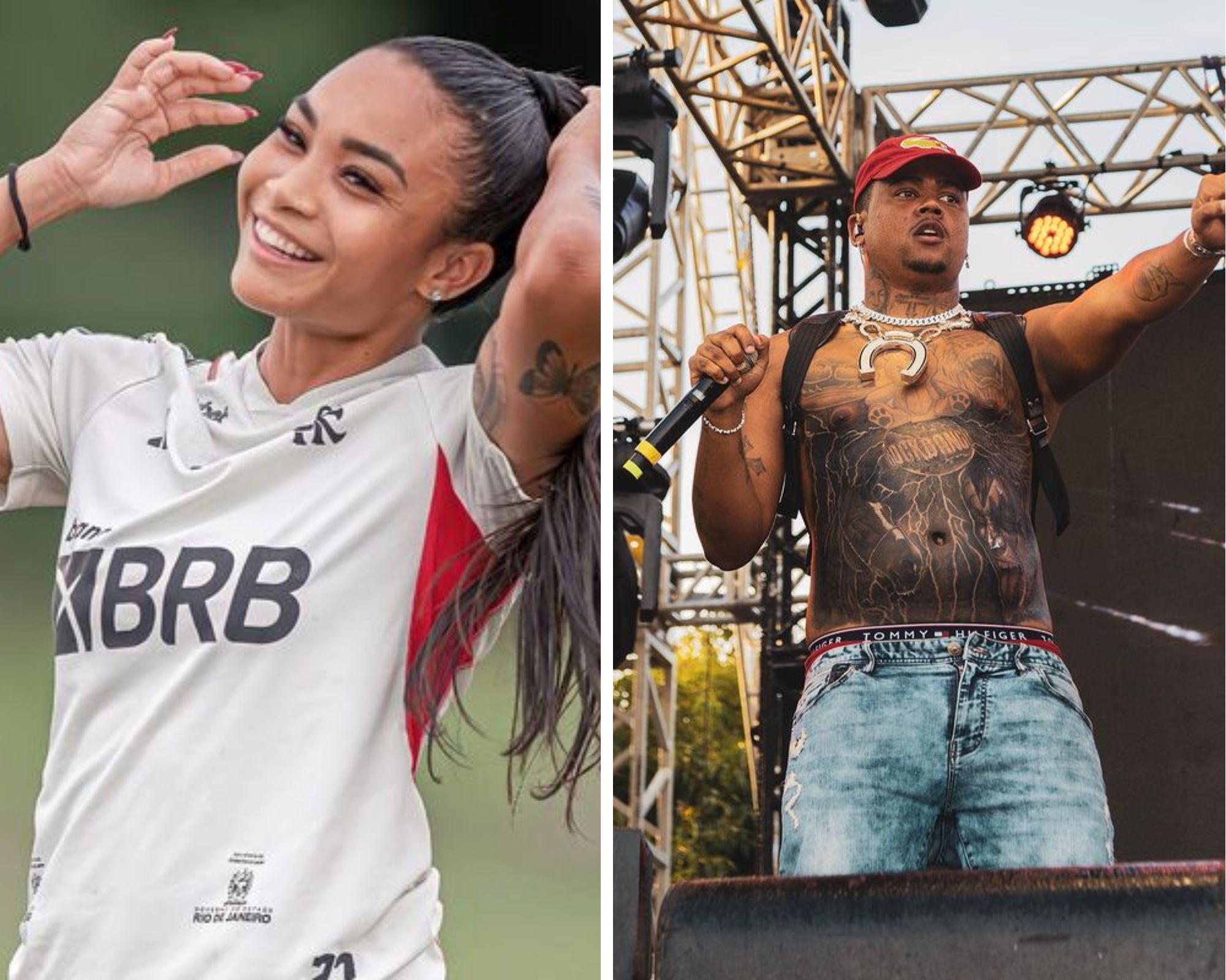 Zagueira do Flamengo vive romance com rapper Major RD; entenda - MundoBola