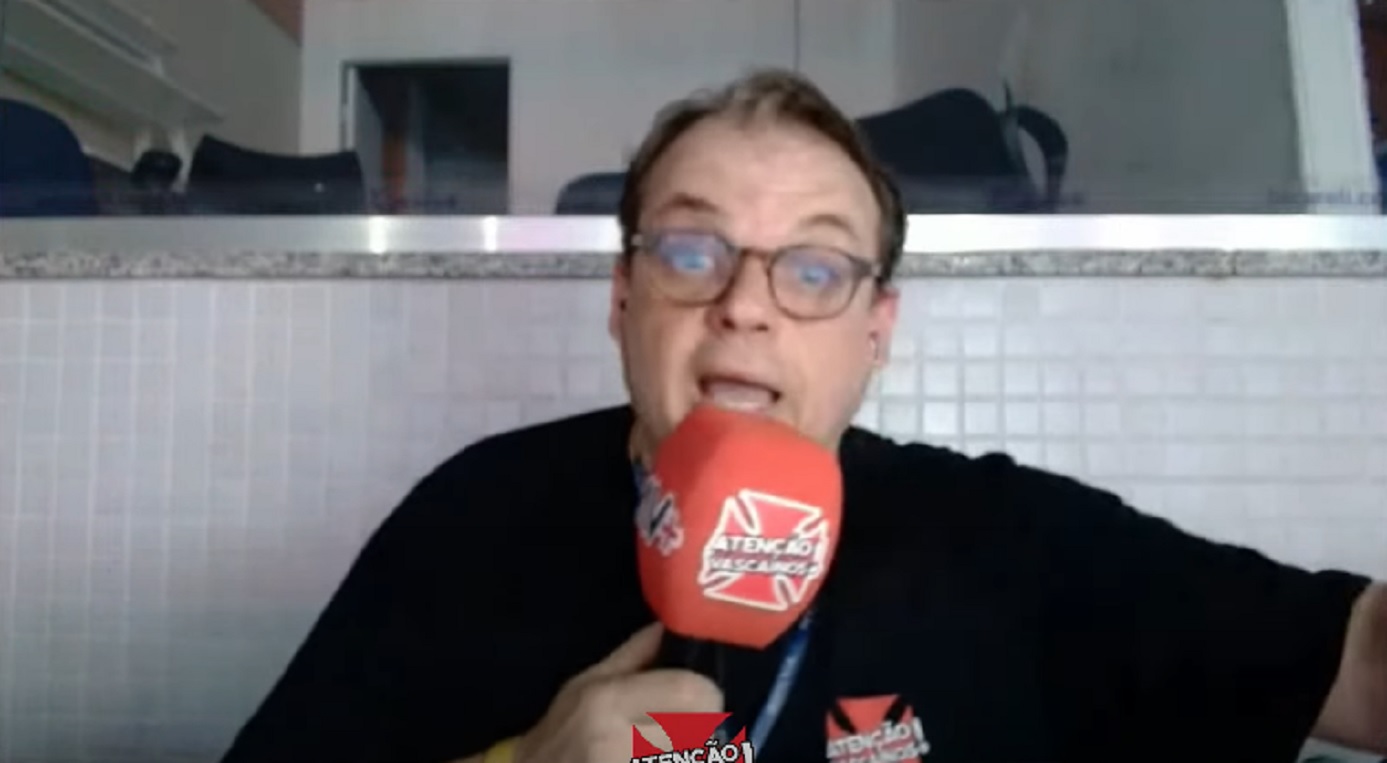 Repórter vascaíno não aguenta e se assume freguês do Flamengo