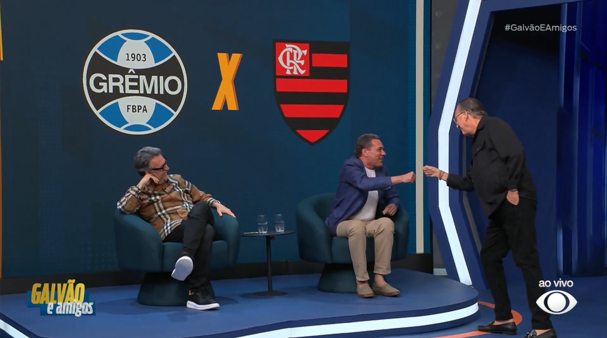 Galvão e Luxemburgo declararam amor ao Flamengo em plena Band - MundoBola